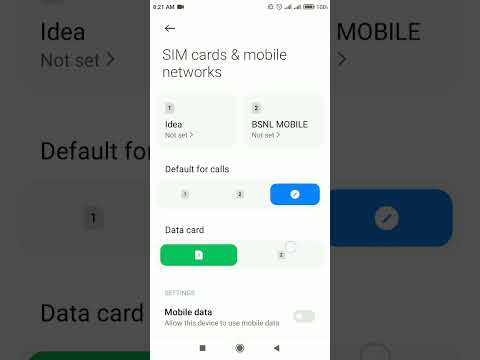 Xiaomi Redmi 7 A MIUI 12.5 Version MMS Setting | Always receives mms even mobile Data is turned off
