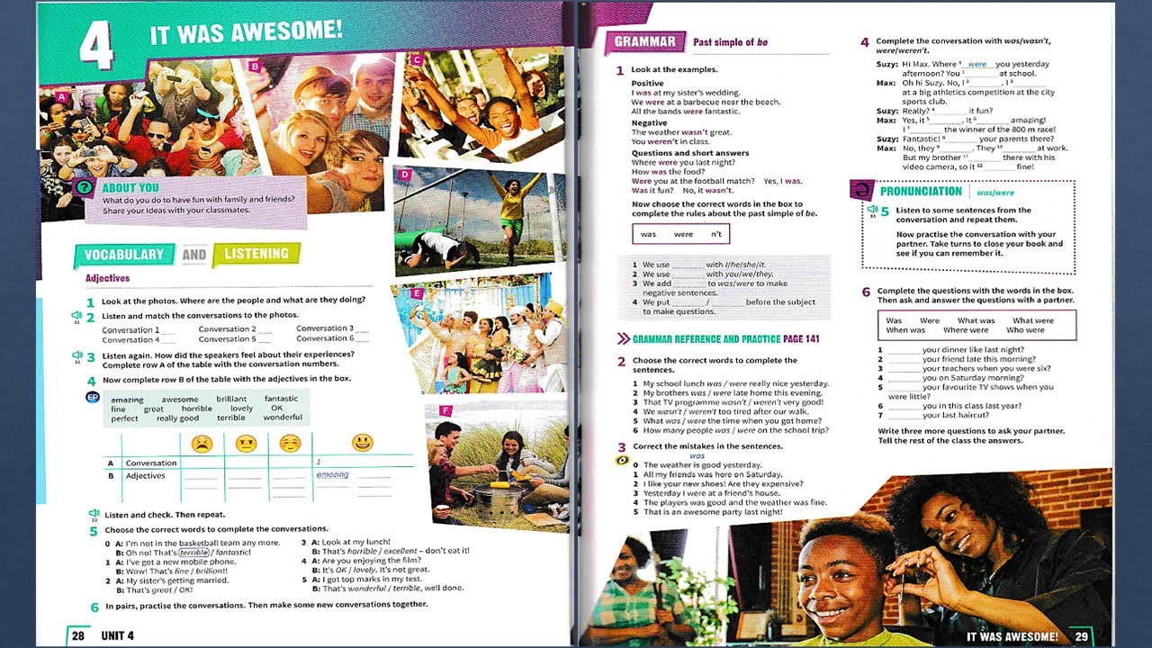 Prepare 2-Student's book /2nd Unit 4: IT WAS AWESOME/English Listening Practice For Beginner Learner