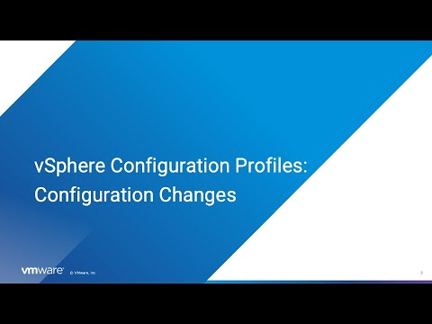 vSphere Configuration Profiles: Making a Configuration Change