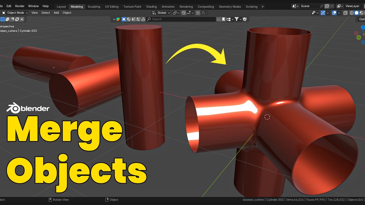 How to Combine Objects in Blender like a Pro 2025
