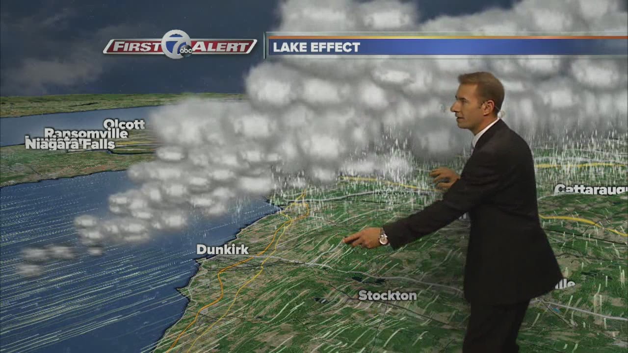How does lake effect snow form?