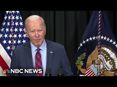 Watch Biden's full remarks as hostages released by Hamas