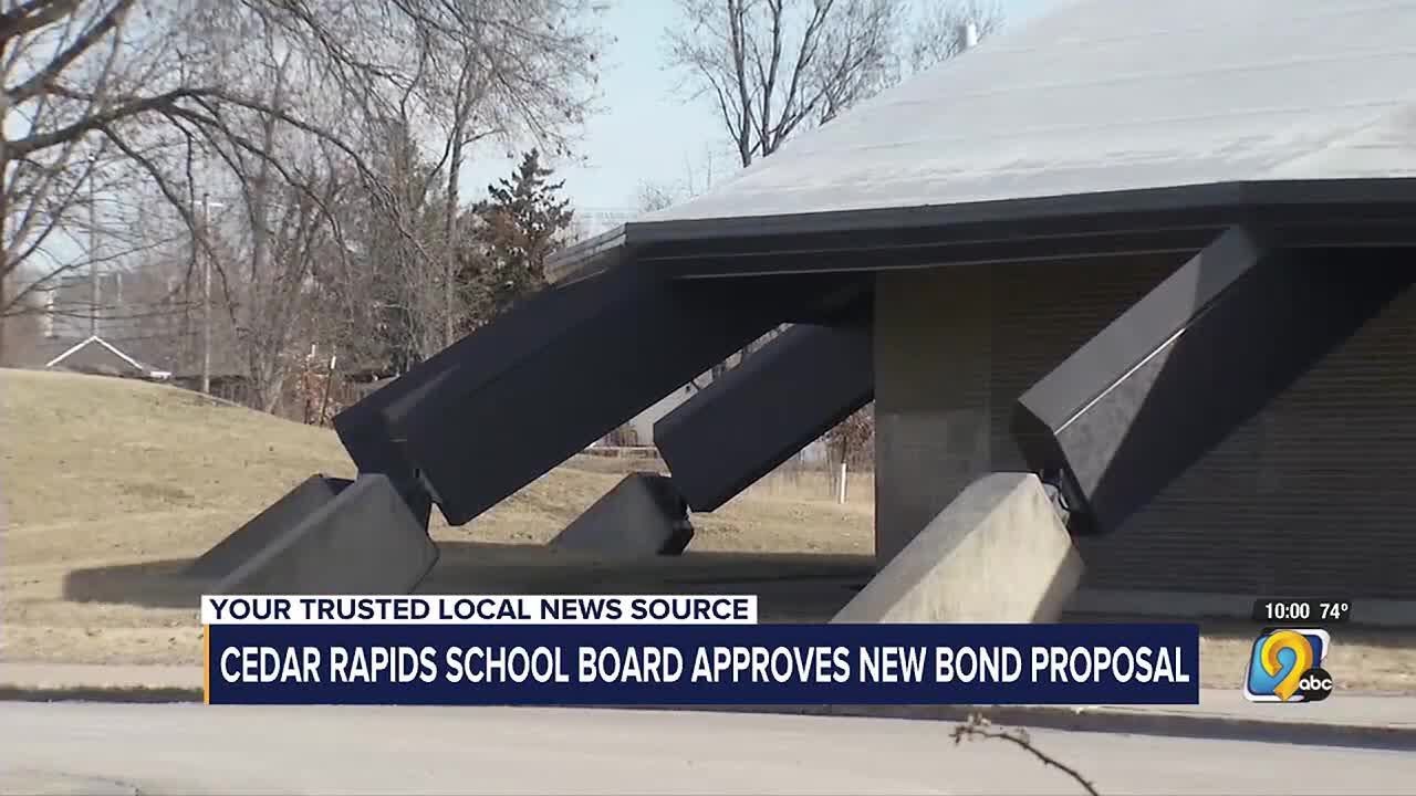 Cedar Rapids Community School District approves new bond proposal for November election