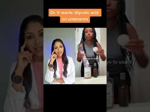 Glycolic acid underarms? not again!! #doctorv #skincare #underarms #deodorant #skincarehack