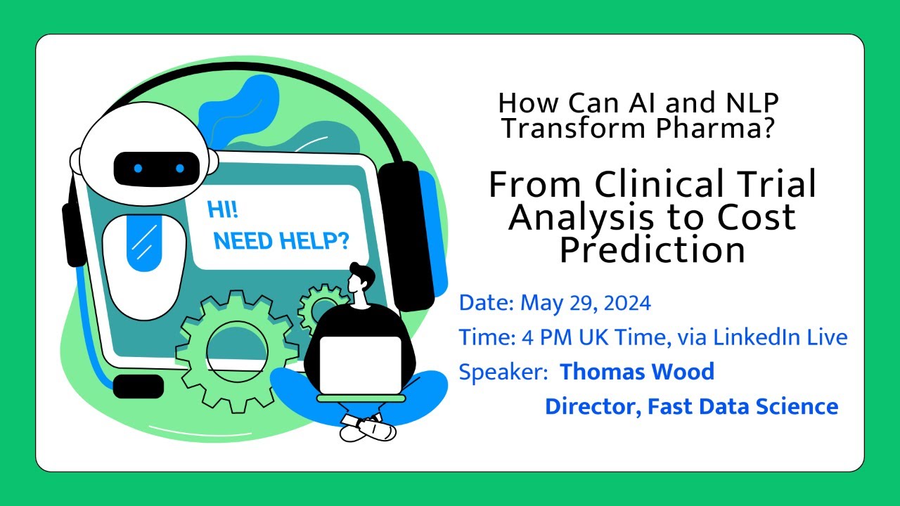 AI and NLP in pharmaceuticals with Fast Data Science