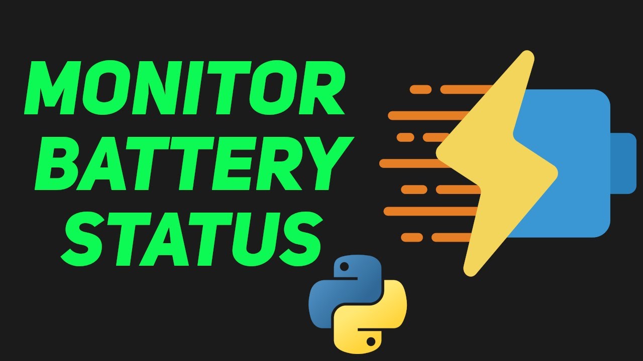 Monitor Battery Status with Python (PSUtil Tutorial)