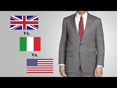 British vs. Italian vs. American - Suit Fashions & Silhouettes