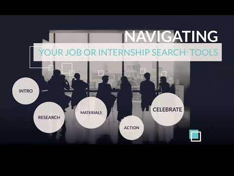 Navigating Your Job and Internship Search Part 2