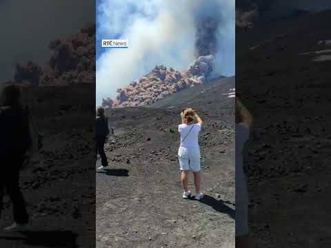 Trinity students caught in Mount Etna eruption amid panic