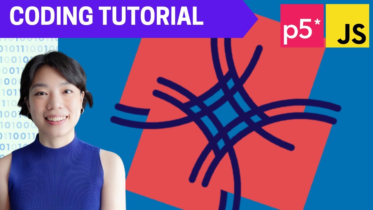 p5.js Coding Tutorial | Rotating Arcs Animation (Arc Function)
