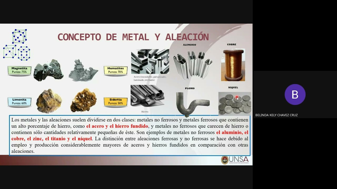 CAPITULO IV METALES NO FERROSOS 16 10 23