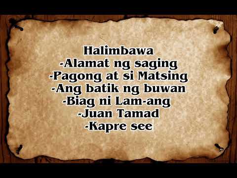PAGBASA: TEKSTONG NARATIBO