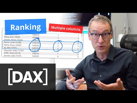 Compute a ranking based on multiple columns