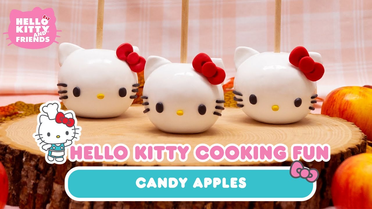 Hello Kitty Candy Apples | Hello Kitty Cooking Fun