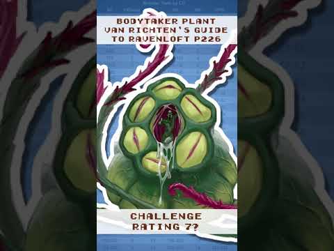 Exposed D&D 5e Bodytaker Plant Challenge Rating #Shorts