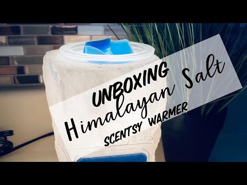 NEW Unboxing Himalayan Salt Scentsy Warmer + Inhale, Exhale Scent
