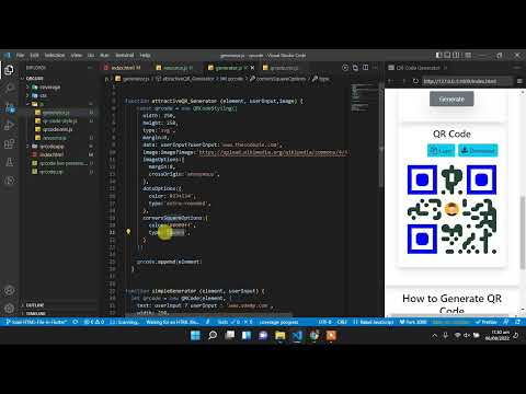 QR code Generator with center logo - QR Code Generator For Web and APP
