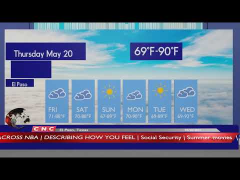 Weather Forecast El Paso, Texas  ▶ El Paso weather Forecast and local news 05/20/2021