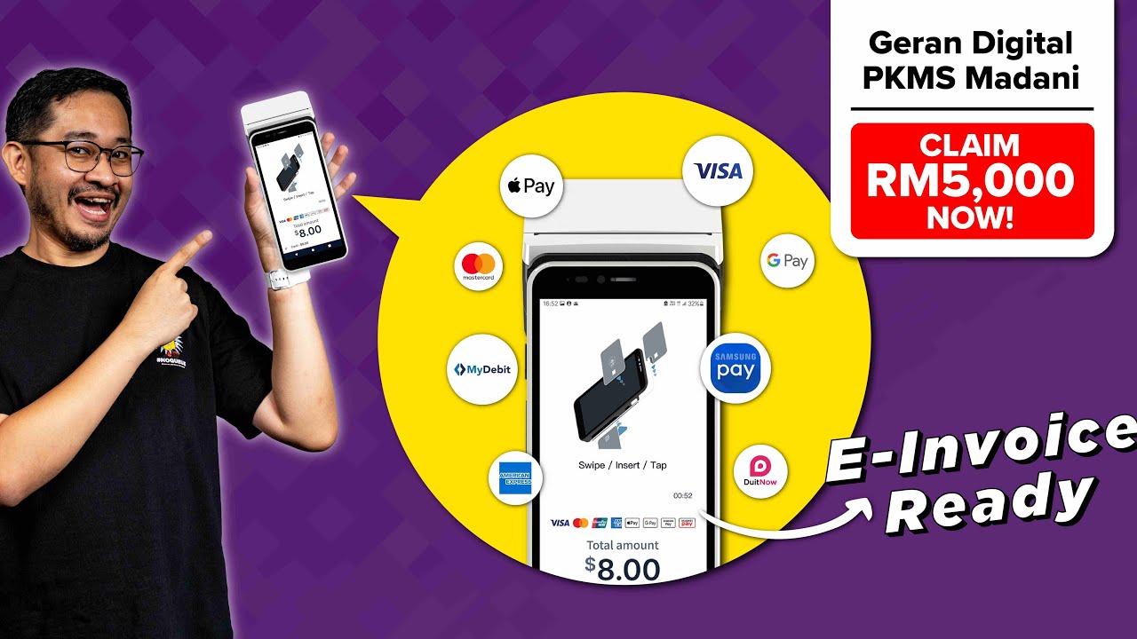 The Ultimate POS: Accept all major payments and issue e-Invoice instantly