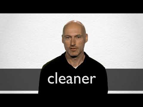 How to pronounce CLEANER in British English