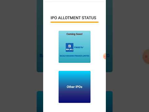 Bajaj Housing Finance IPO Allotment status | How to check Ipo Allotment #ipo
