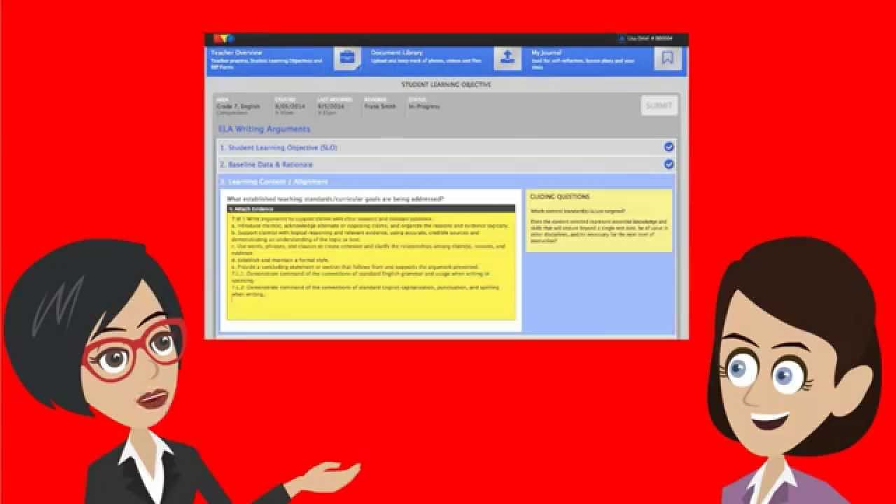 EdViewRate - Student Learning Objective Plans