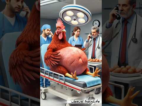 "The Emergency of the Swollen Red Chicken | A Shocking Rescue Story"#animals #ai #story #chicken
