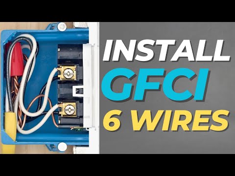 How to Install GFCI Outlet (6 Wires) In Detail DIY