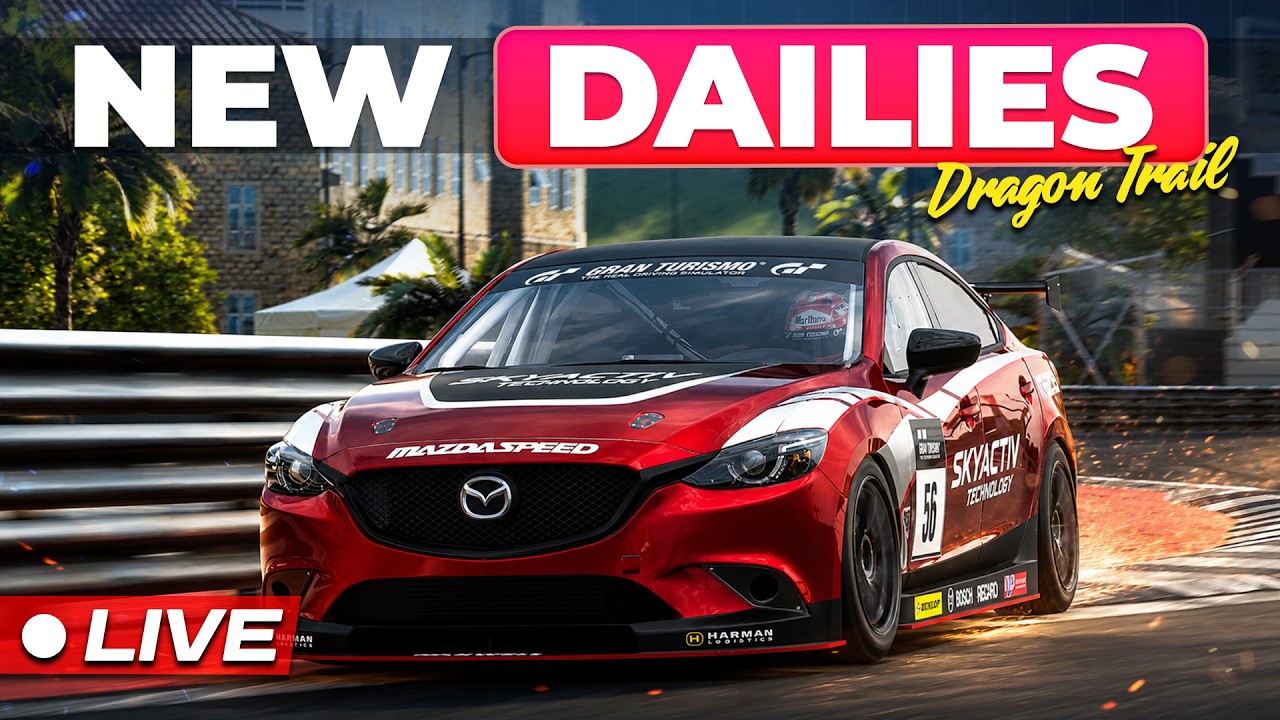🔴 GT7 | New Week of Daily Races - Dragon Trail | Live 🔴
