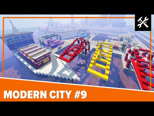 Modern Cargo Port Minecraft Map