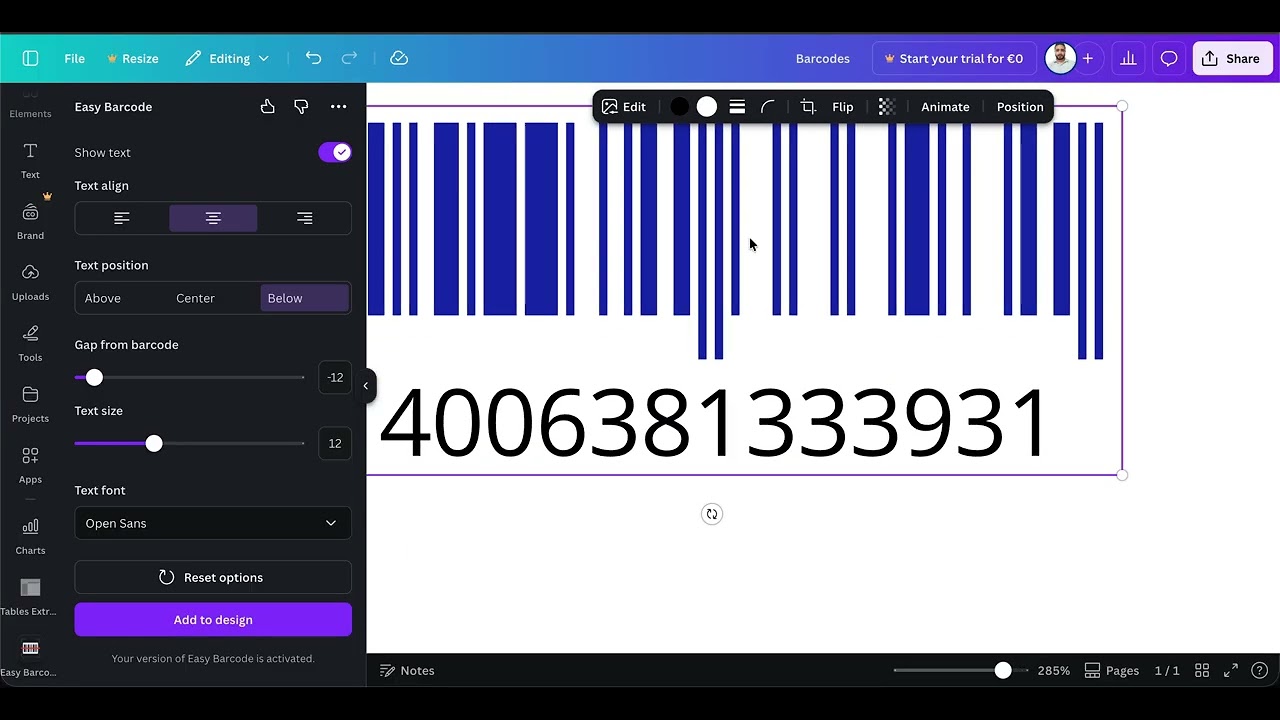 Barcode Generator in Canva (159+ Types) – Create QR, EAN, UPC Instantly | Easy Barcode App