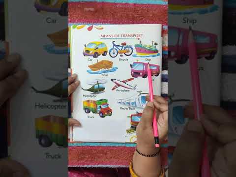 Class LKG EVS Topic-Means of transport & related worksheets
