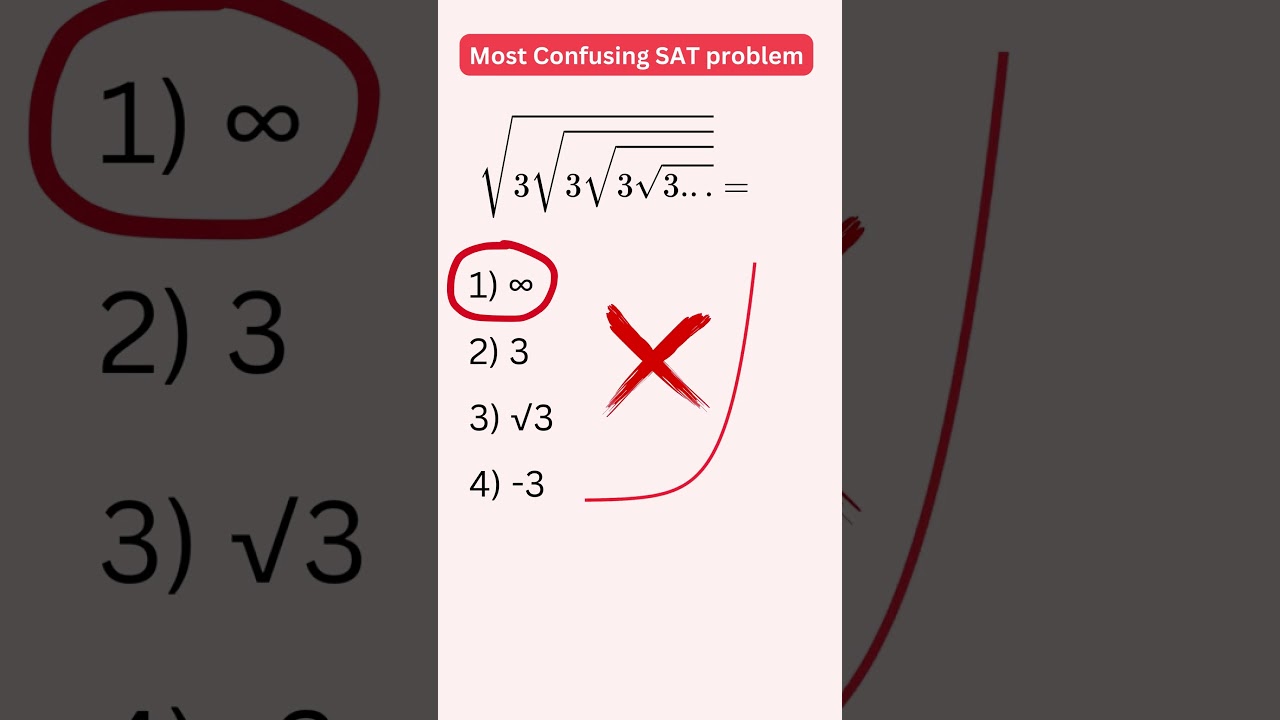 #M042 Most Confusing SAT Question #math #education