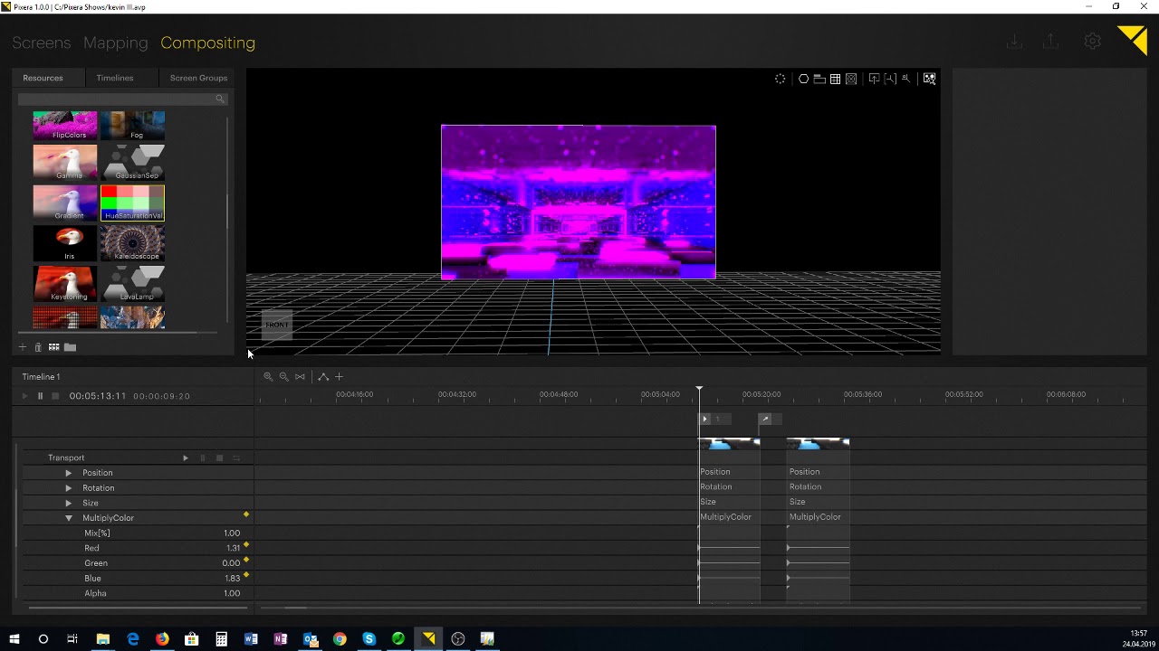 Pixera Color FX-english