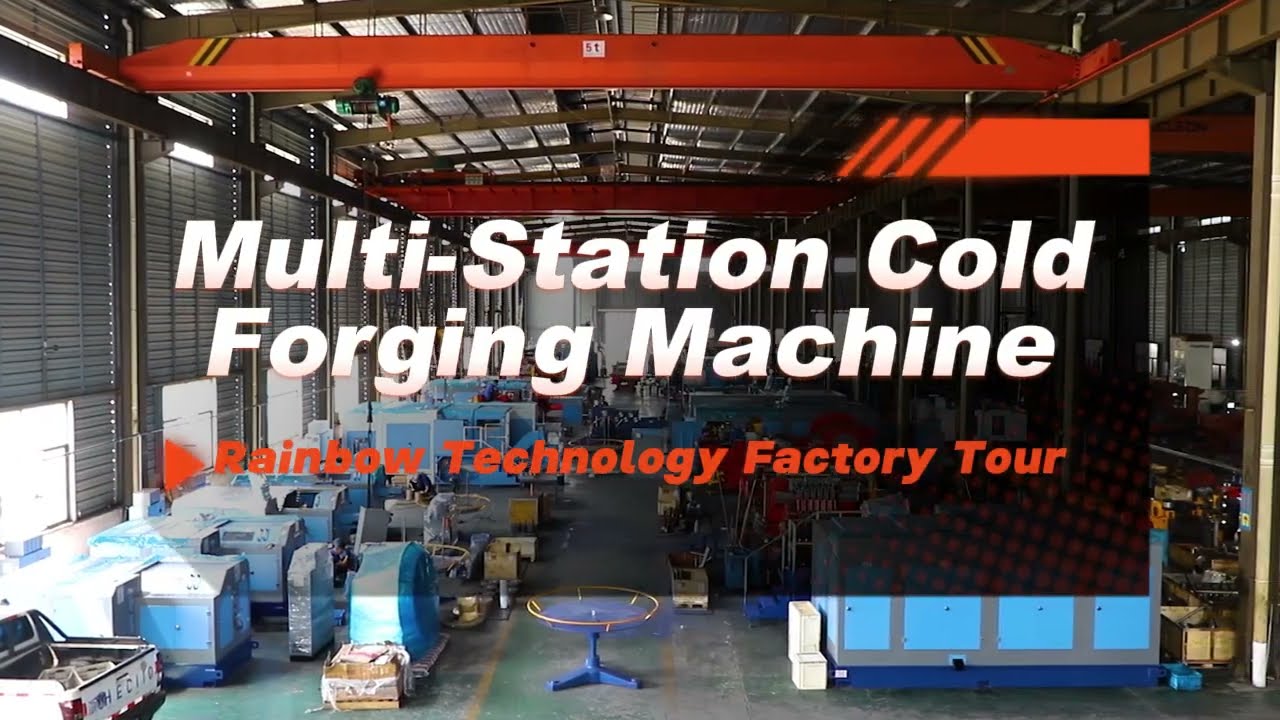 Rainbow automatic bolt making machine factory tour!