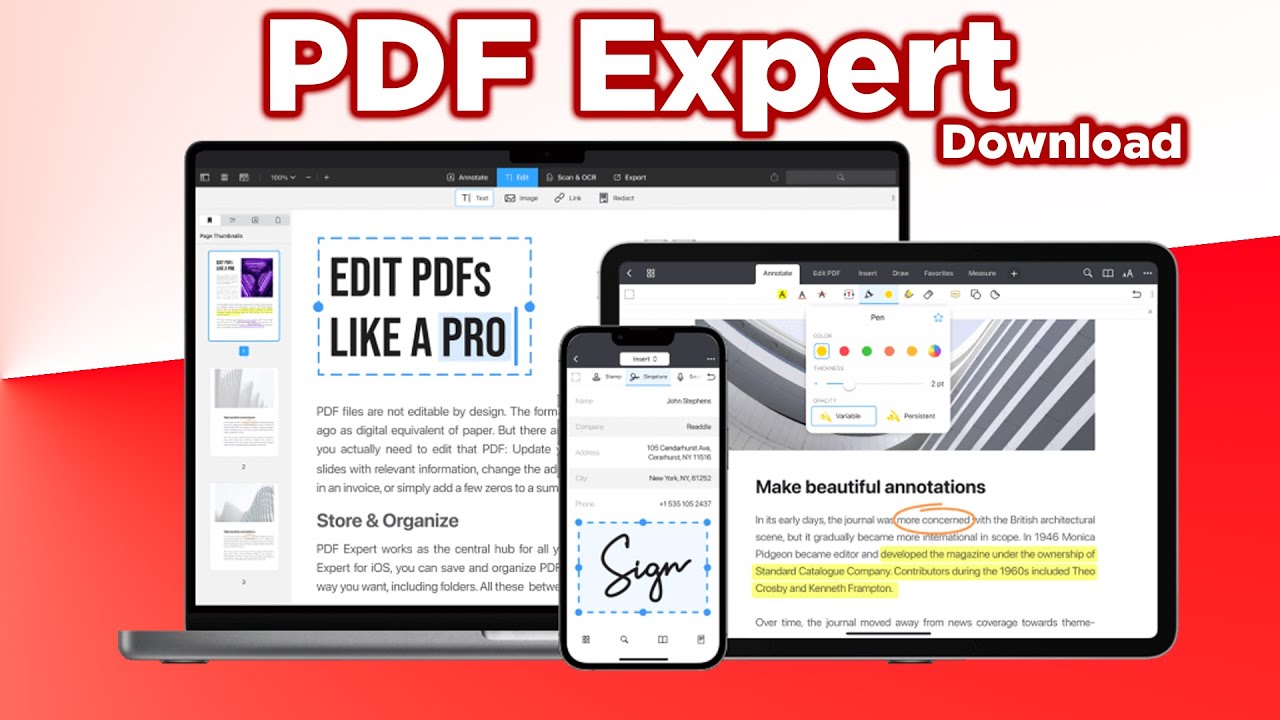 PDF Expert Download on Mac 2025