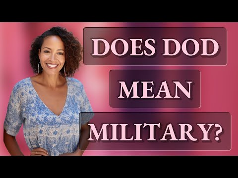 Does DOD mean military?