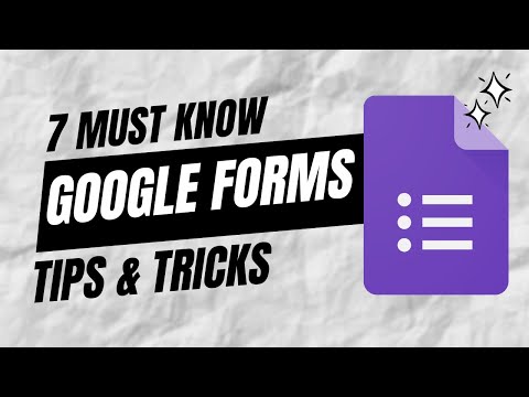 7 Google Form Tricks You MUST Know (Updated)