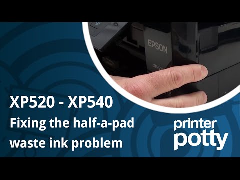 Replace XP520-XP540 waste ink pads and double the waste pad capacity