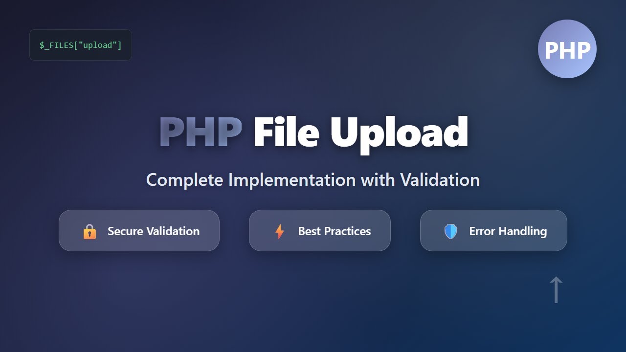 PHP File Upload: Secure Implementation with Validation (Beginner-Friendly)