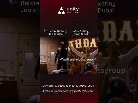 Transform Your Life with Unity Services Group! ๐๐ Before & After Getting a Job in Dubai