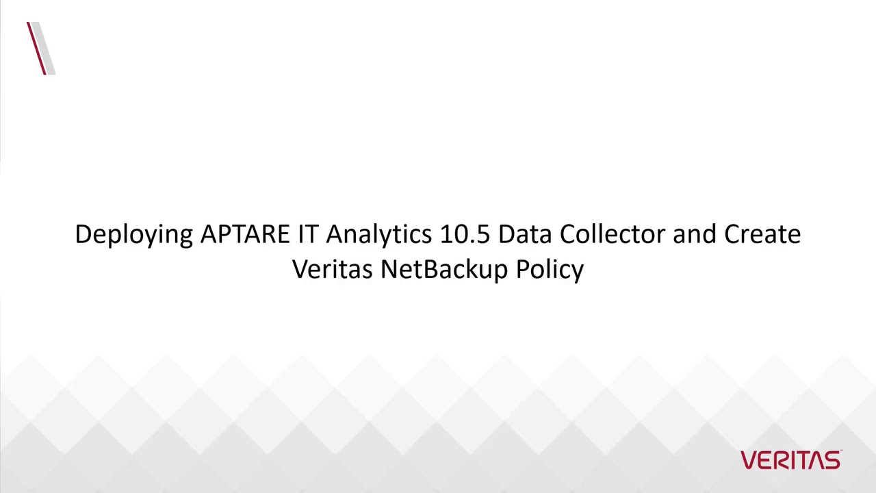 APTARE IT ANALYTICS 10.5 - Deployment & Configuration