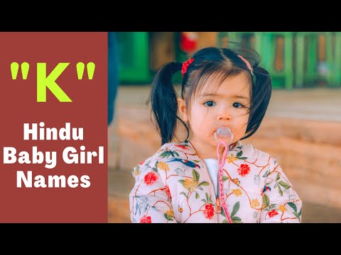⚡Hindu Baby Girl Names starting with "K" || "K" letter Baby Girl Names | Baby Girl Names Hindu