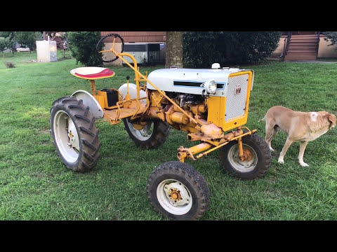 IH Farmall Cub Tractor Demonstration - Yellow White Model #chasingtractors