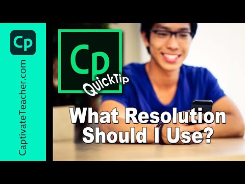 Adobe Captivate - What Resolution Should I Use?