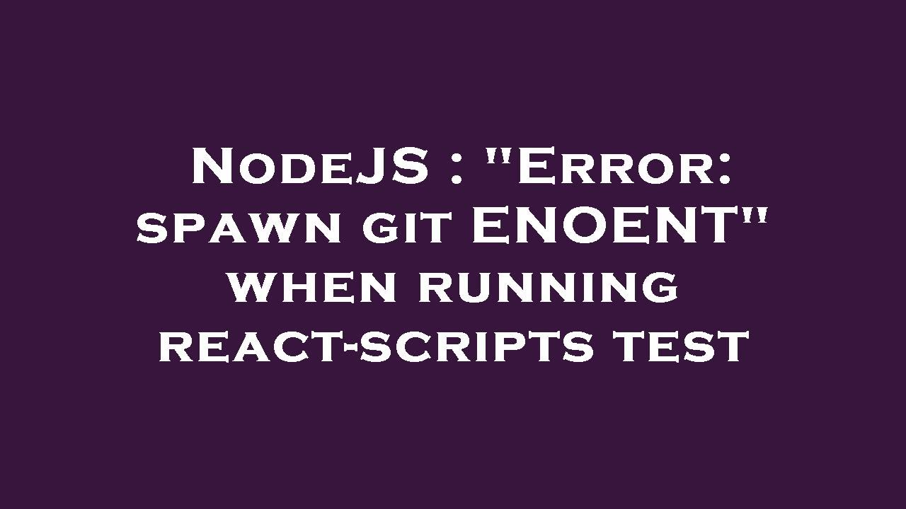 NodeJS : 