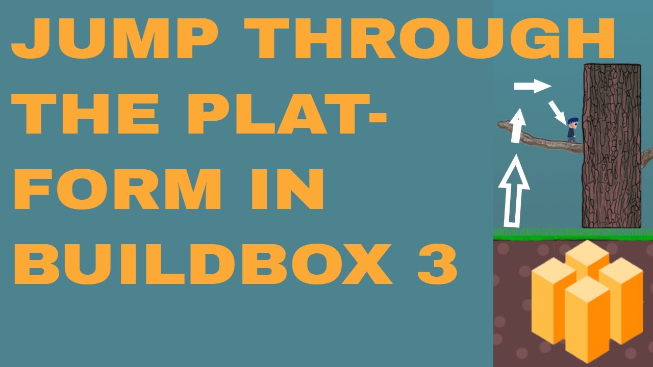 BUILDBOX 3 Jumping Through Platform 2019 (Physics NODE)