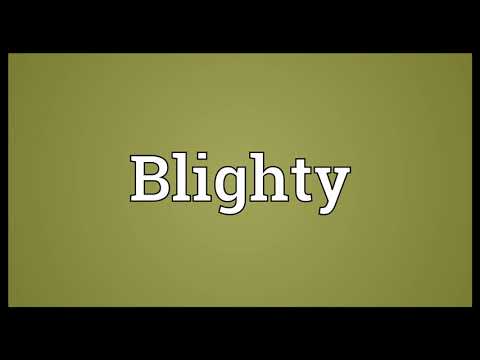 Blighty Meaning