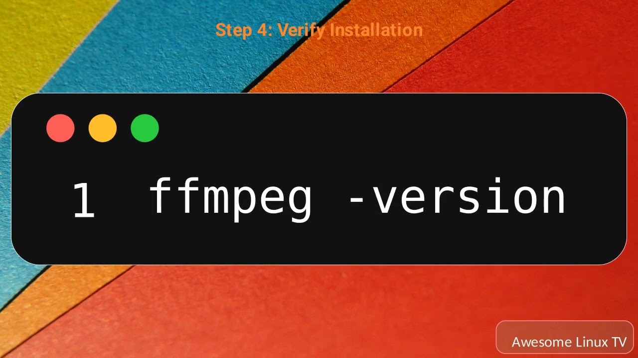 Installing FFMPEG on CentOS