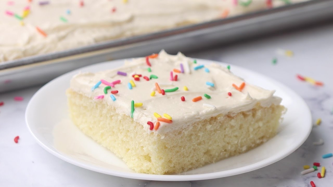 Vanilla Sheet Cake